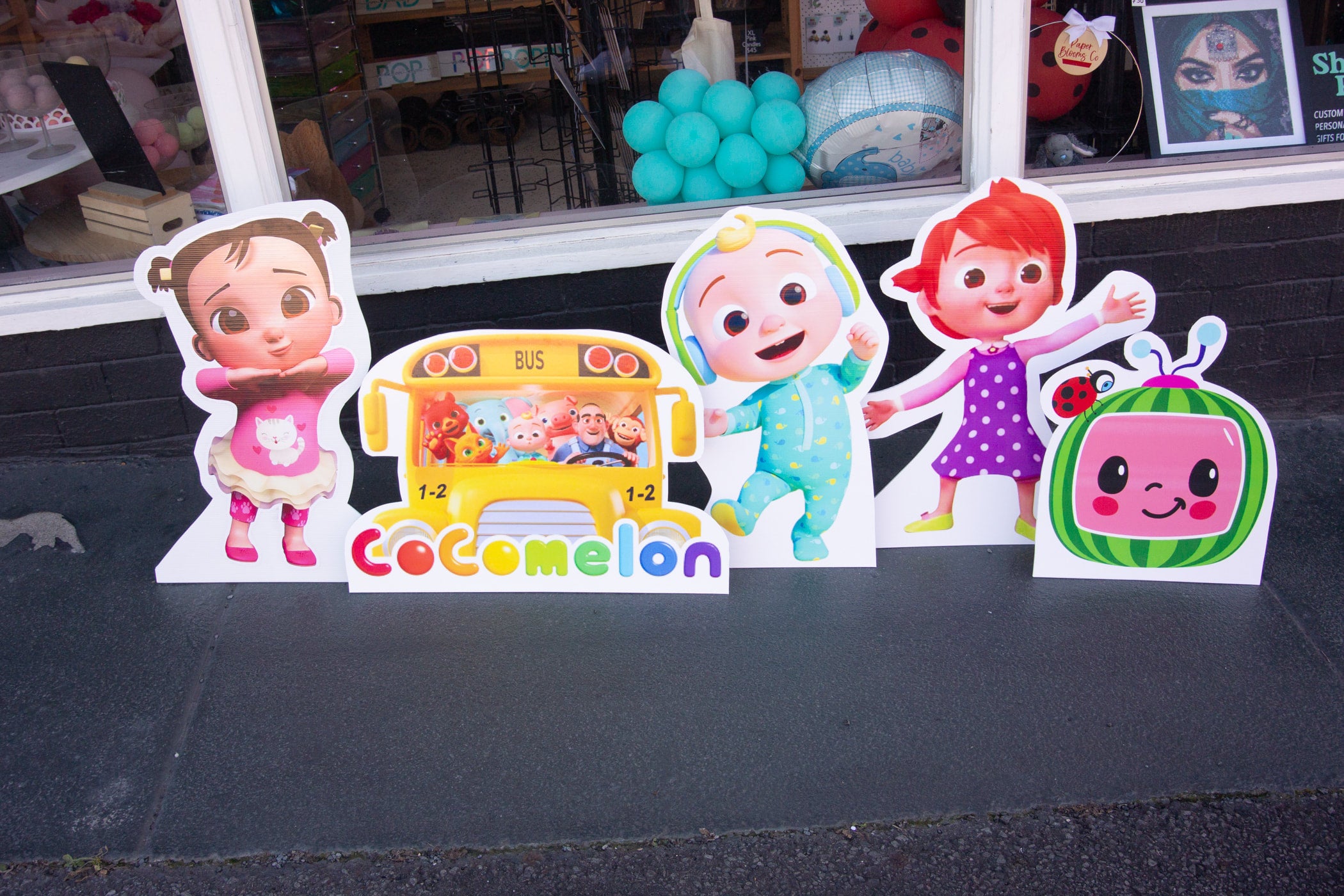 Cocomelon Cut Outs - Set of 5 | The Paper Blooms Co